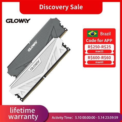 Gloway Memória Ram Ddr4 3200mhz Dimm 16gbx2 8gbx2 Kit Desktop Heatsink 32gb Memory For