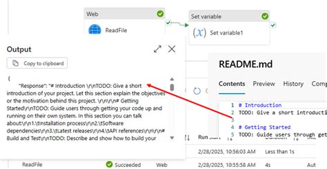 Trying To Read A File In Azure Devops From Adf Pipeline Using A Web Activity Stack Overflow