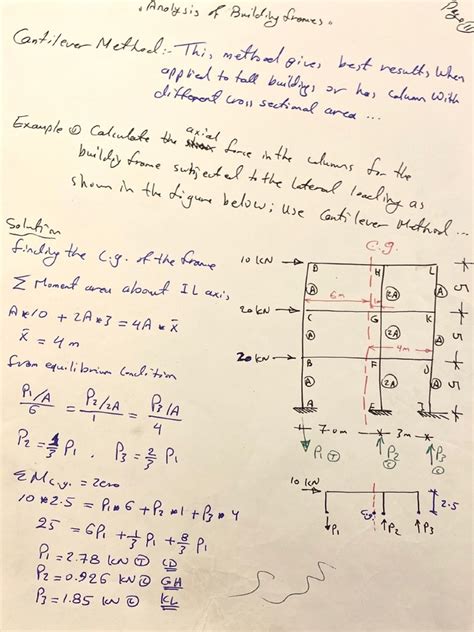 Example 1and2 Approximate Method Cantilever Method Pdf
