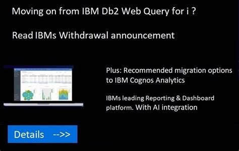 Jerry Endlich On Linkedin To All Ibm Db2 Web Query Customers