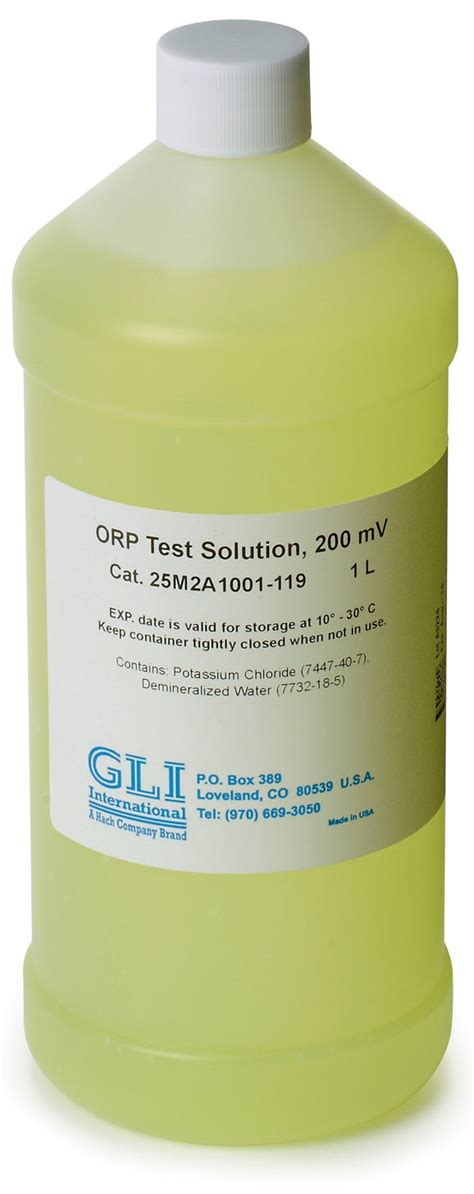 Orp Buffer Solution 200 Mv 1l Hach