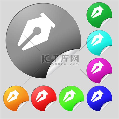 铅笔图标标志高清摄影大图 千库网