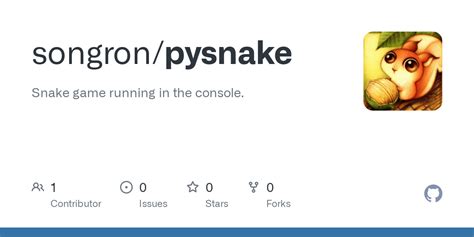 GitHub Songron Pysnake Snake Game Running In The Console