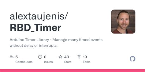 Github Alextaujenisrbdtimer Arduino Timer Library Manage Many