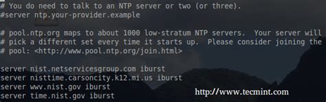 How To Install And Configure Ntp Server And Client On Debian