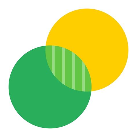 premium vector intersect icon