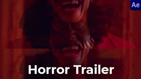 پروژه افتر افکت تیتراژ فیلم ترسناک و جنایی