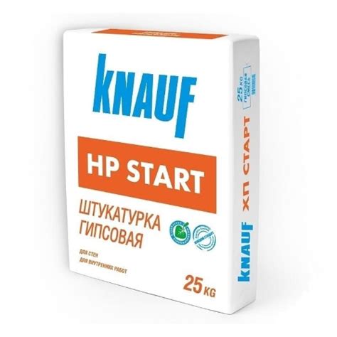 Штукатурка гипсовая Кнауф ХП Старт, 25 кг купить оптом с доставкой в ...