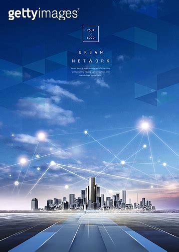 그래픽이미지 Computer Graphics 합성 도시 야경 비즈니스 컴퓨터네트워크 컴퓨터장비 5g 4차산업혁명 산업혁명 강렬한빛 발광 이미지