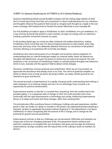 Script Download Free Pdf Mindfulness Compassion