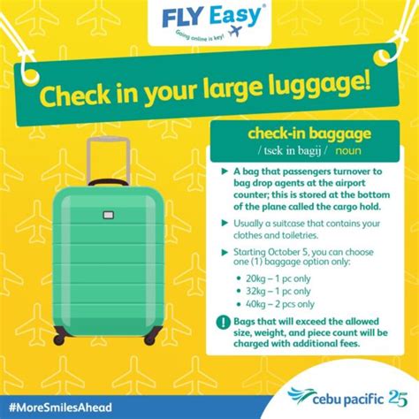 What Is The Cebu Pacific Baggage Allowance For Its Flights Cebu