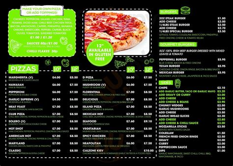 The Peppermill Menù Cushendall Main Menu Sluurpy