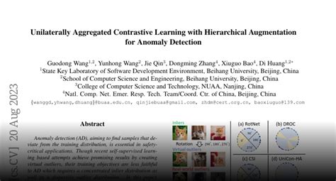 Paper Page Unilaterally Aggregated Contrastive Learning With Hierarchical Augmentation For
