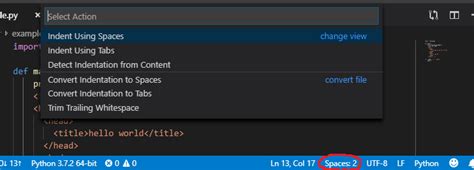 an option to manually set indent size in an editor · issue 69505