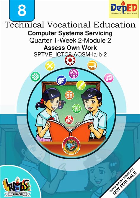CSS 8 Q1 W2 Mod2 Assess Own Work V1 8 Technical Vocational Education
