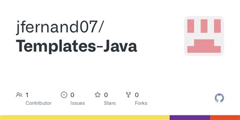 Github Jfernand07templates Java