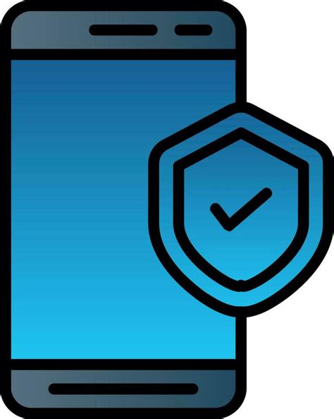 Mobile Security Vector Icon Design 26103515 Vector Art At Vecteezy