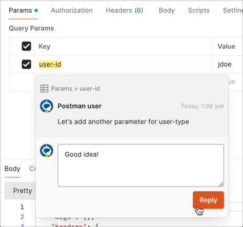 Collaborate In Postman Using Comments Postman Learning Center