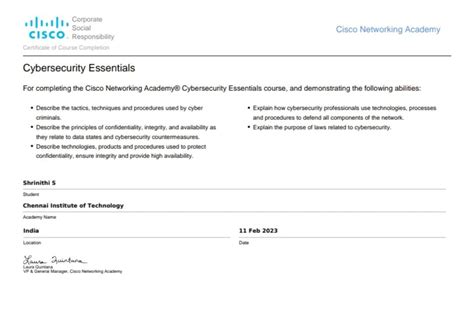 Shrinithi Srinivasan On Linkedin Cybersecurity Cisco
