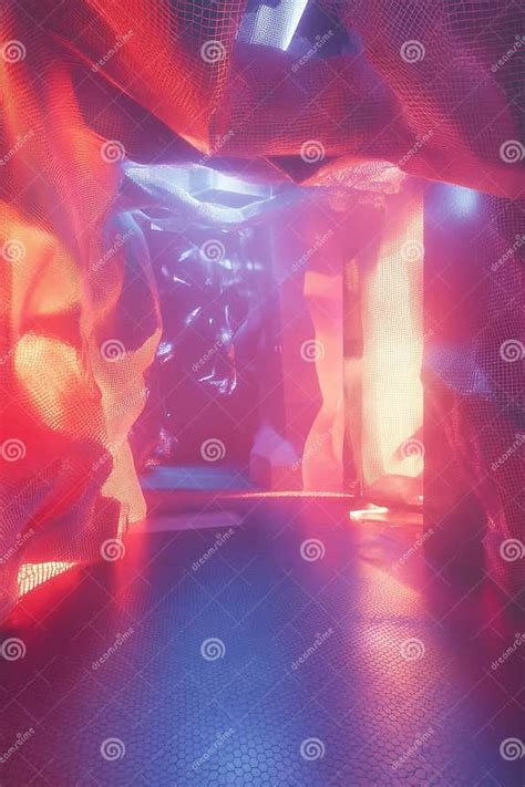 Stunning Volumetric Data Visualization Of Abstract Clusters In A