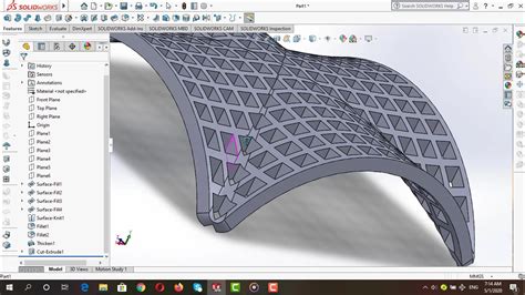 Solidworks Interlacing Pattern 8 Grabcad Tutorials
