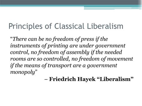 Ppt 19 Th Century Liberalism Classical Liberalism Powerpoint