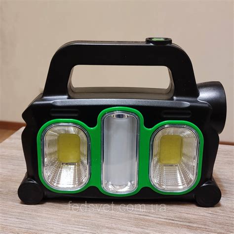 Фонарик с Аккумулятором и Солнечной Батареей Зеленый — Купить Недорого на Bigl Ua 1755936445