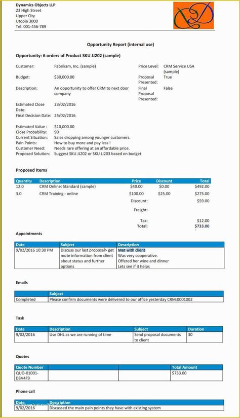 Ms Access Crm Template Havenmopa