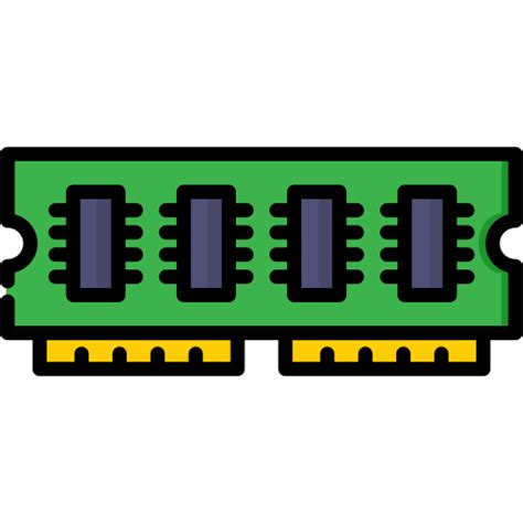 Ram Memory Generic Color Lineal Color Icon