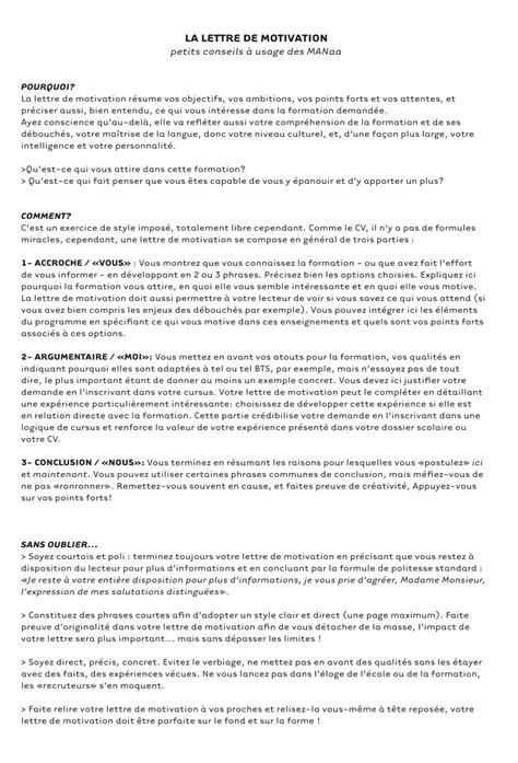 Lettre De Motivation Bts Communication