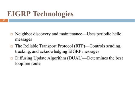 Enhanced Interior Gateway Routing Protocol Eigrp Network Protocol