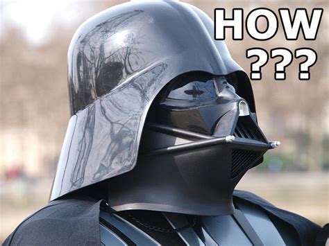 Make A Darth Vader Helmet A Step By Step Guide