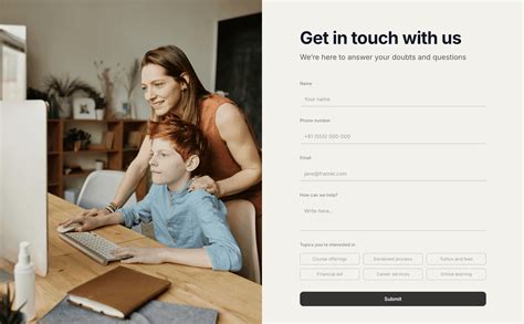 Contact Form Template Framerforms Custom Forms In Framer