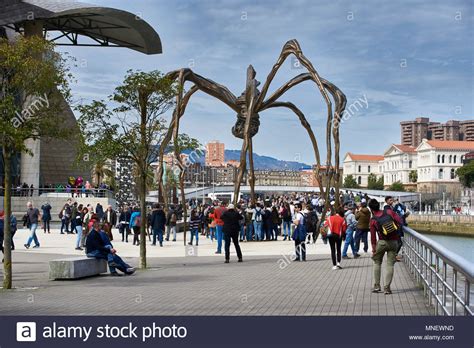 Maman Sculpture By The French American Artist Louise Bourgeois 1911 2010 Beside The