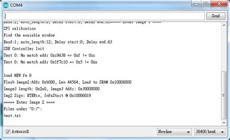 Sdio List The Files In Sd Card Realtek Iotwi Fi Mcu Solutions