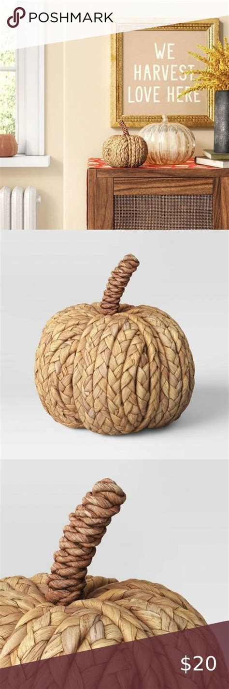 Threshold Medium Light Woven Pumpkin Brown Target Fall Halloween Harvest Decor