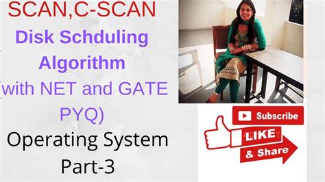 Scan Cscan Disk Scheduling Algorithm With Best Explanation Youtube