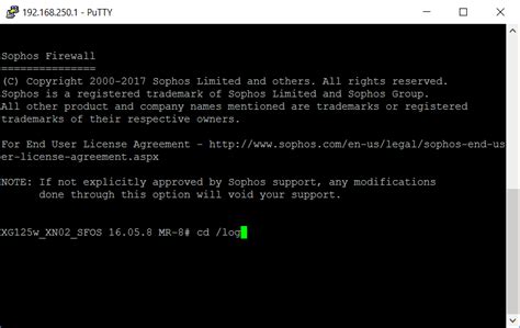 How To Save The Logs Sophos Support Requests Discussions Sophos Firewall Sophos Community