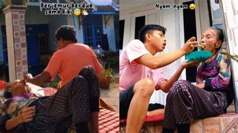 Sosok Mohammad Hamzah Viral Rawat Ibu Yang Pikun And Bibi Disabilitas