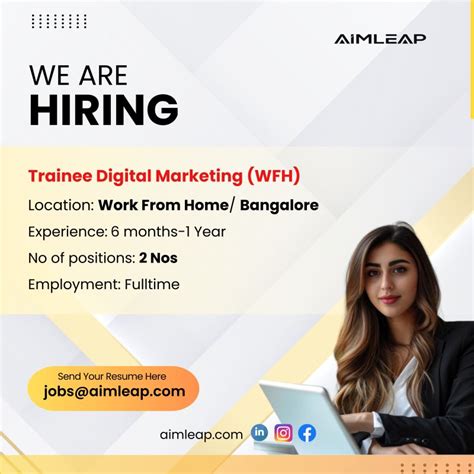 Aimleap On Linkedin Hiringnow Hiringalert Hiringfreshers