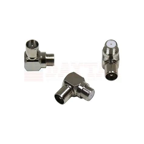 IEC F Connector IEC Male To F Female 90 Degree Adapter Alibaba Com