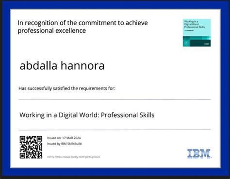 Abdalla Hannora On Linkedin Ibm Skillsbuild Professionaldevelopment Gratitude 20 Comments