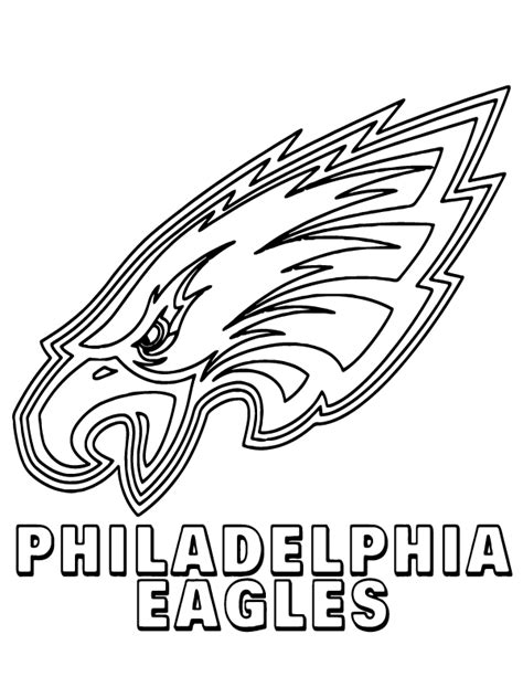 Philadelphia Eagles Coloring Page