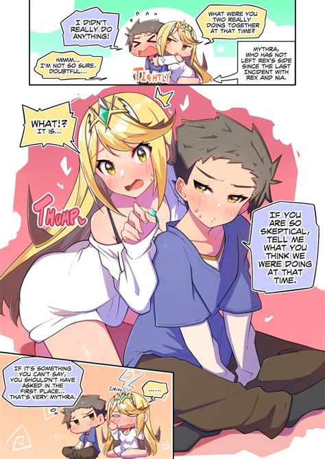 Mythra And Rex Xenoblade Chronicles And More Drawn By Osora Judithandlilith Danbooru