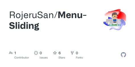 Github Rojerusan Menu Sliding