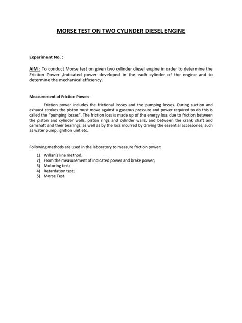 8morse Test Pdf Internal Combustion Engine Engines 8morse Test Pdf Internal Combustion Engine Engines
