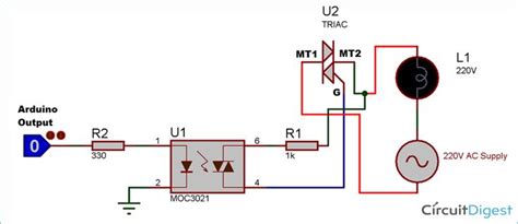 Ac Light Dimmer Using Arduino And Triac Arduino Arduino Projects