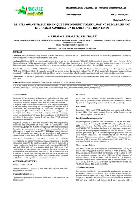 pdf rp hplc quantifiable technique development for evaluating