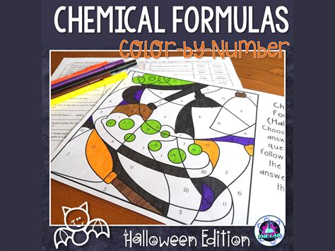 Science Colour By Number Activities Halloween Edition Teaching Resources