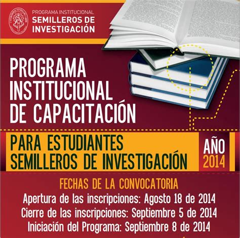 Abierta La Convocatoria Institucional De Semilleros De Investigación